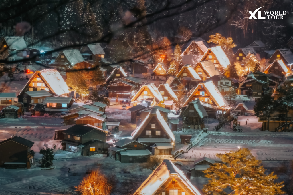 Shirakawa-go Light Up 2025 ประกาศวัน งานประดับไฟ ชิราคาวาโกะ