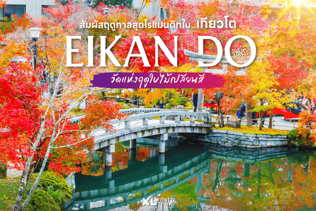 เอคันโด (Eikando Temple) สัมผัสใบไม้เปลี่ยนสีสุดโรแมนติก